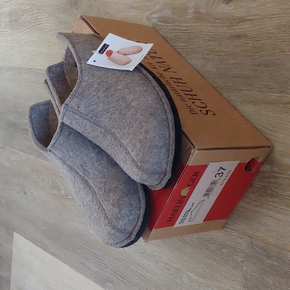 Haflinger | Shoes | New Haflinger Flair Smily Wool Open Back Slipper ...